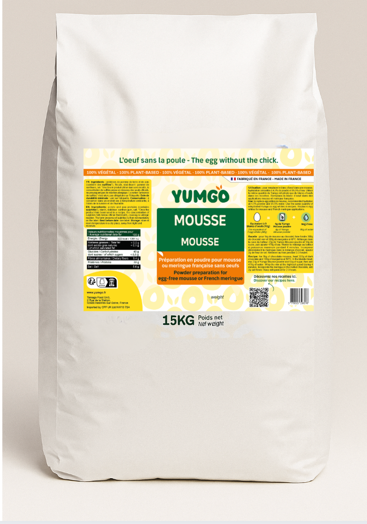 Egg Substitutes | Industrial | Yumgo Egg White Powder 15kg | Vegan